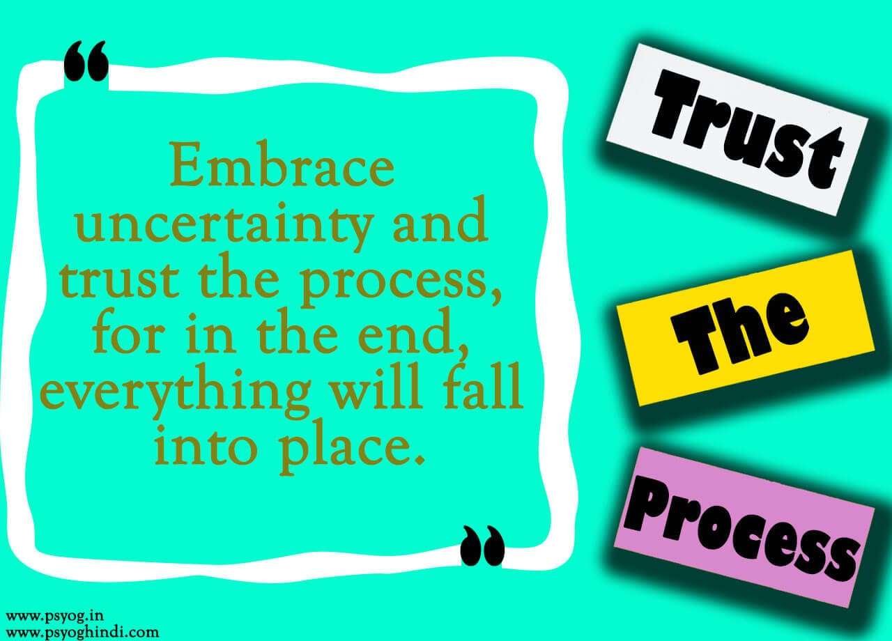 Trust The Process Quotes - Trust The Process Of God